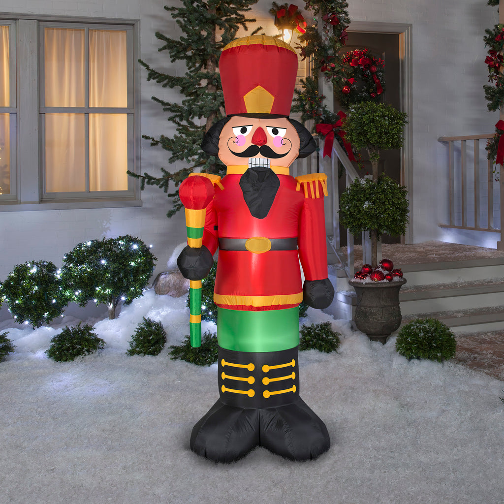 6.5' Airblown Red Nutcracker Christmas Inflatable – Seasons Inflatables