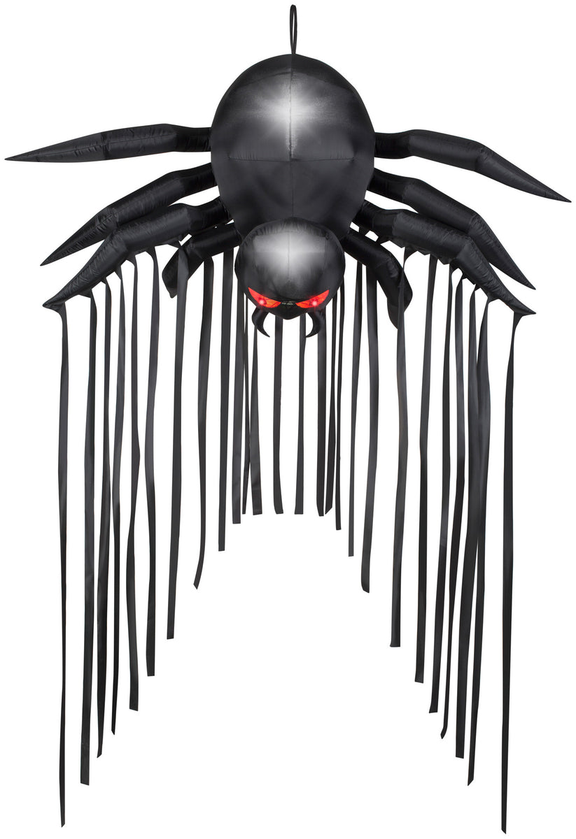 6.5' Airblown Door Archway Black Spider Halloween Inflatable – Seasons ...
