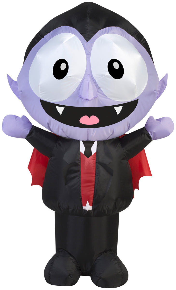 3.5' Airblown Big Eyes Little Dracula Halloween Inflatable – Seasons ...