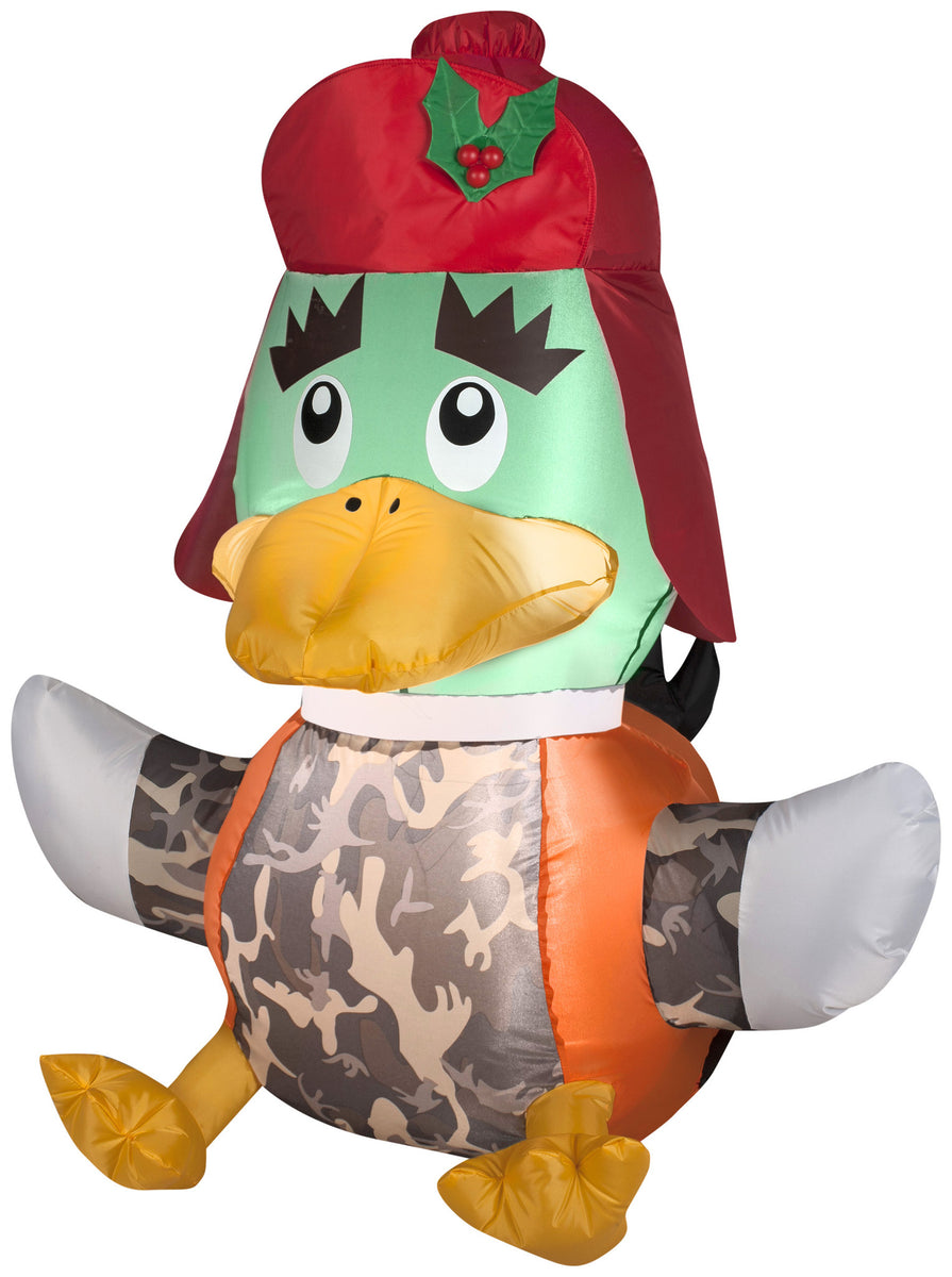 3.5' Duck Hunter Christmas Inflatable – Seasons Inflatables